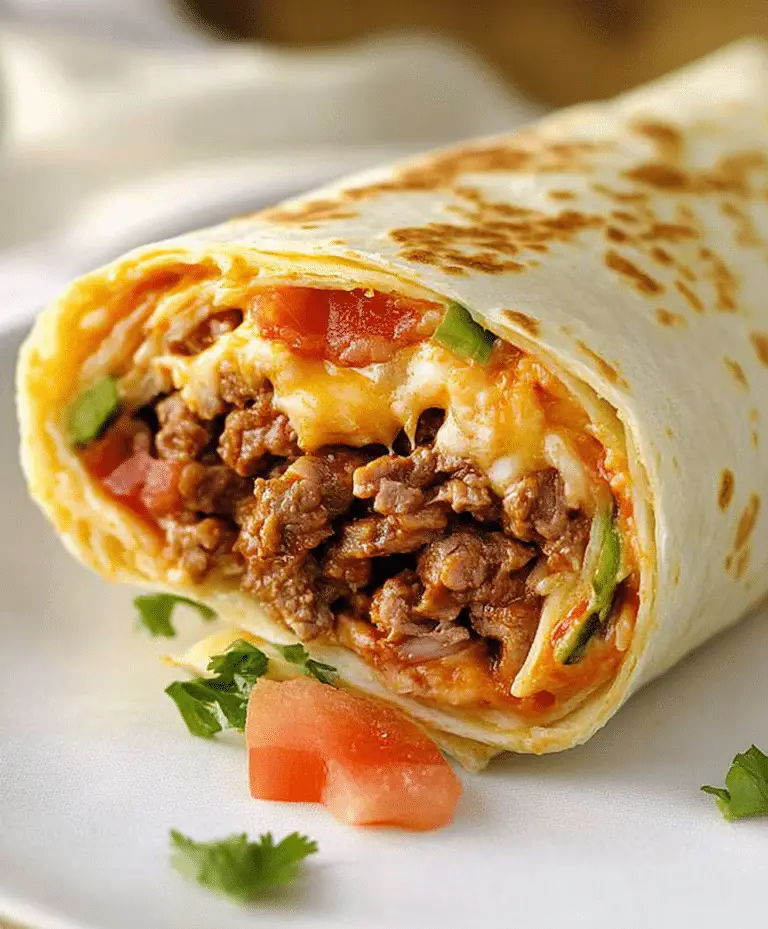 Nacho Cheese Beef Wrap Recipe - recipesee.com