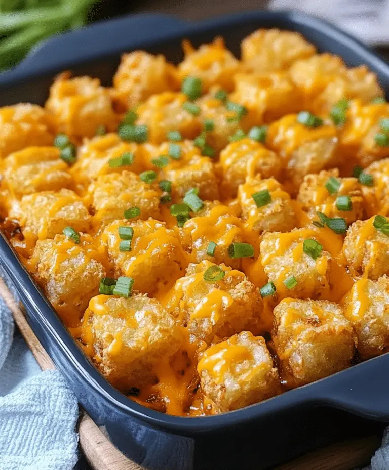 Cheesy Tater Tot Casserole Recipe - recipesee.com