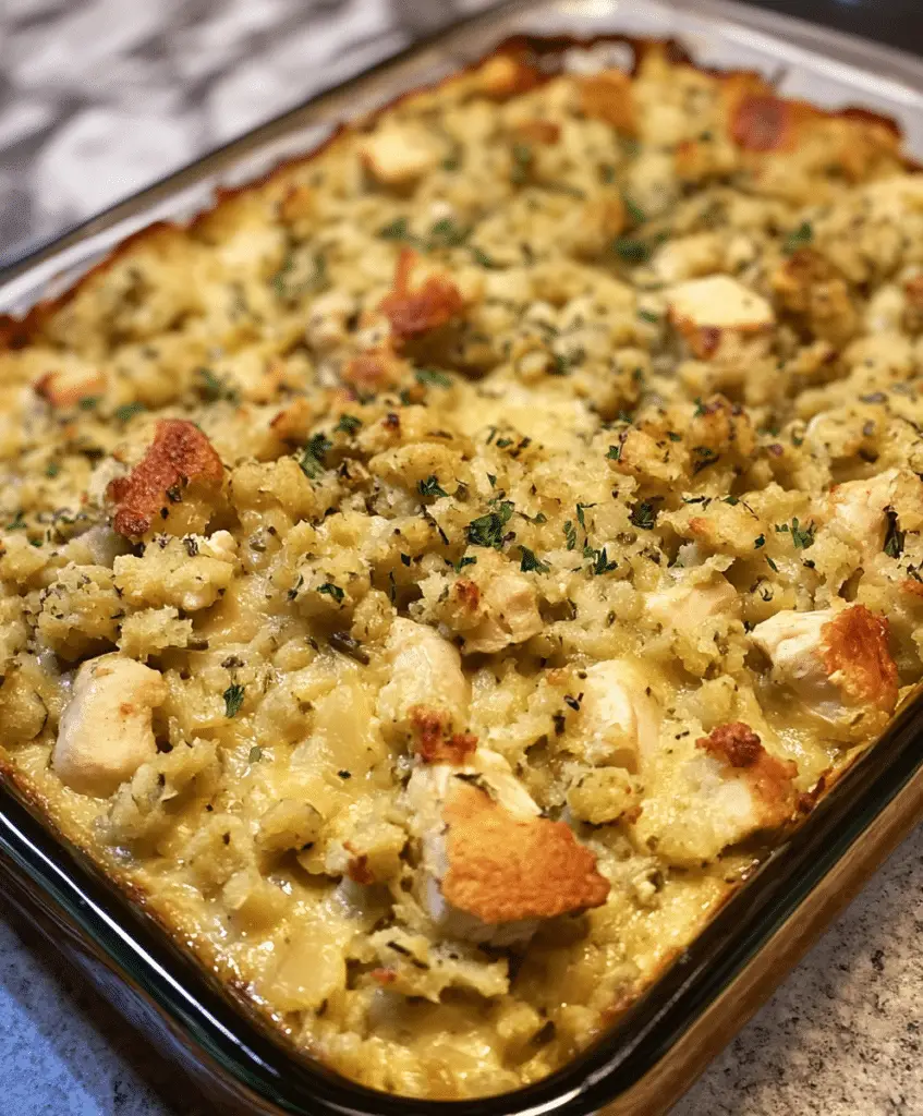 Chicken & Stuffing Bake Recipe - recipesee.com