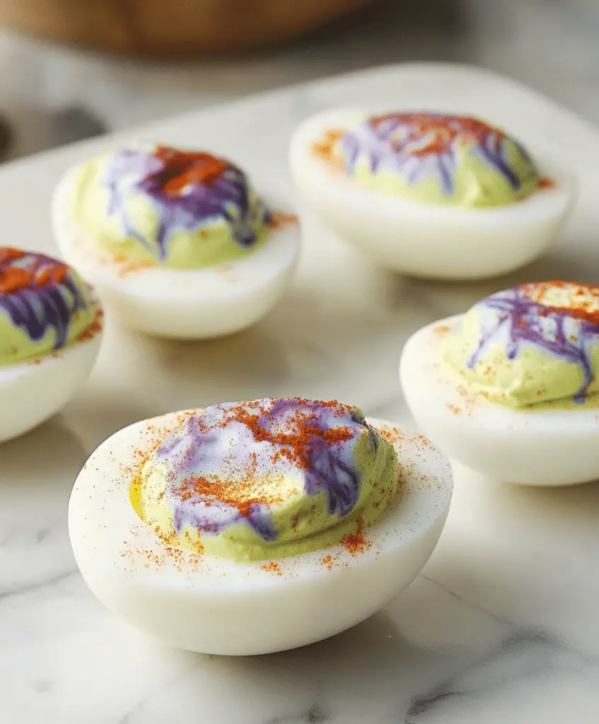 Halloween Deviled Eggs Recipe - recipesee.com