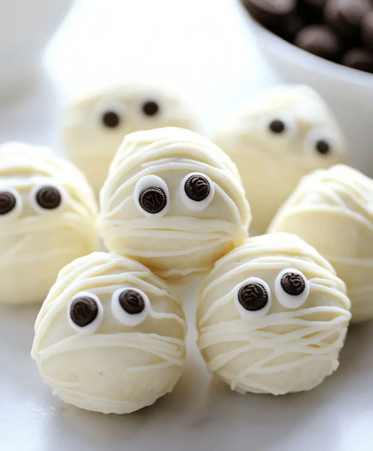 Mummy Oreo Balls Recipe - recipesee.com