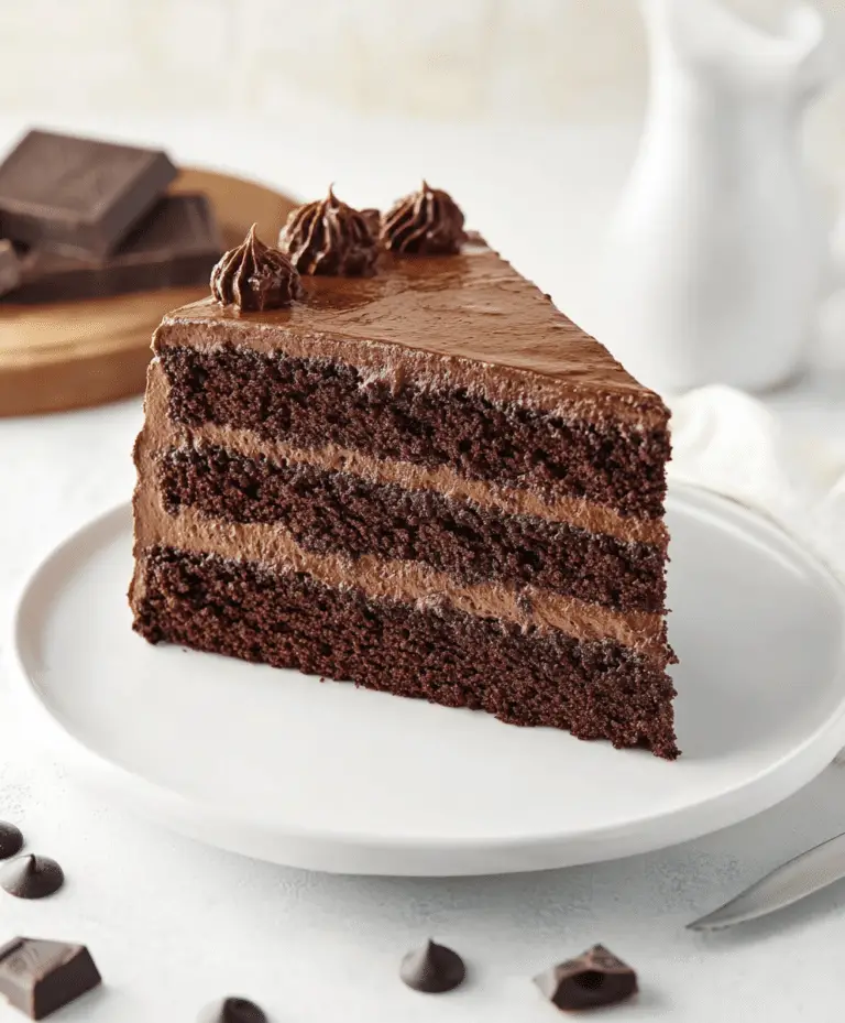 Triple Chocolate Cake Recipe - recipesee.com