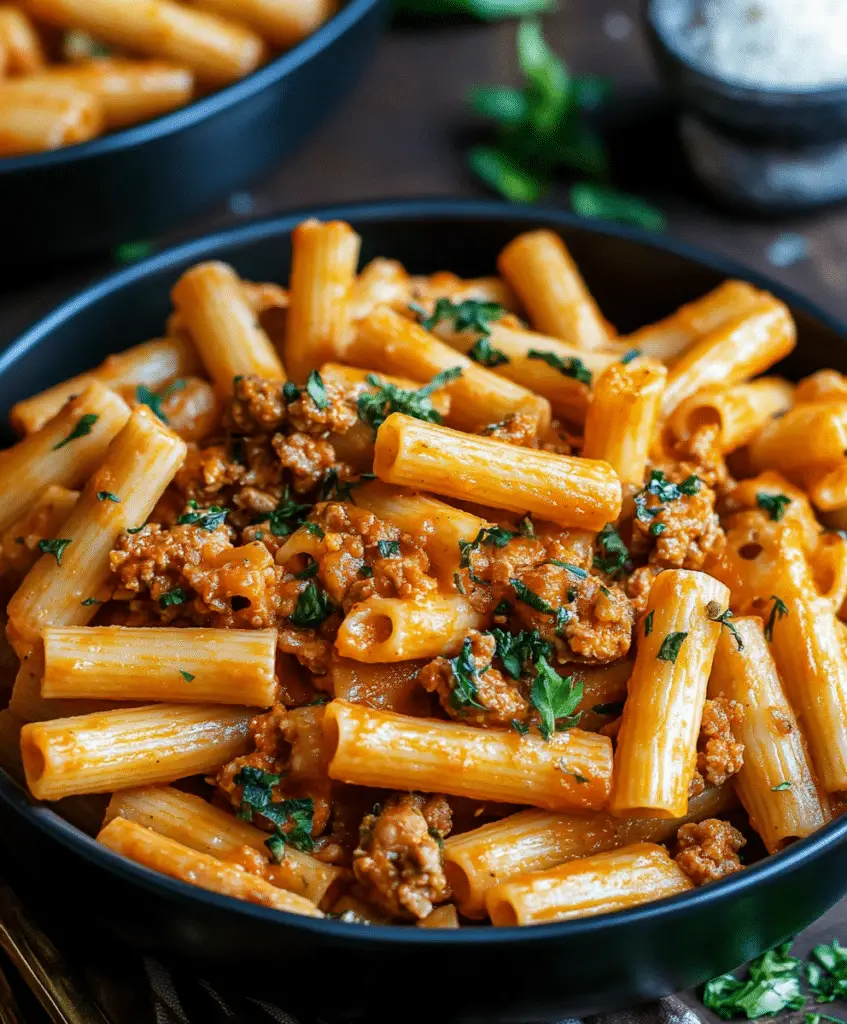 Creamy Sausage Rigatoni Recipe - recipesee.com