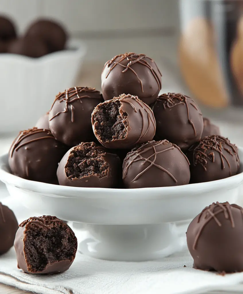 Easy Brownie Truffles Recipe - recipesee.com