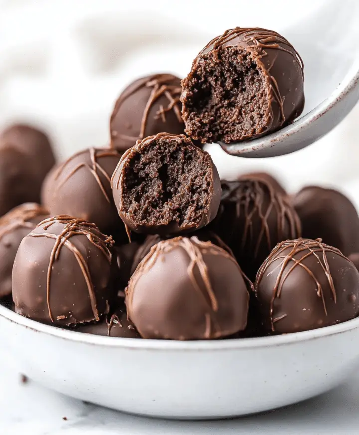 Easy Brownie Truffles Recipe - recipesee.com