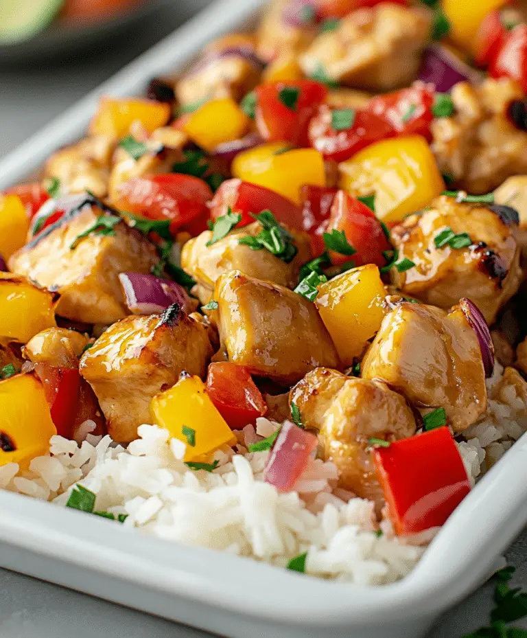 Hawaiian Chicken Sheet Pan Recipe - recipesee.com