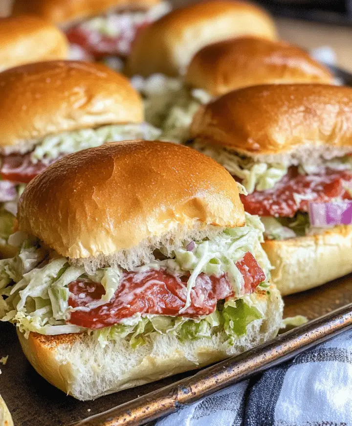 Italian Sliders Recipe - recipesee.com