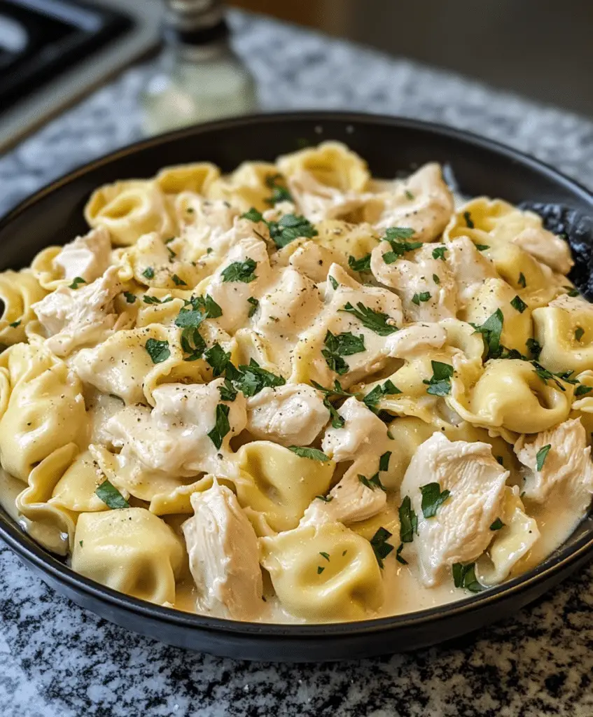 Chicken Tortellini Alfredo Recipe - recipesee.com