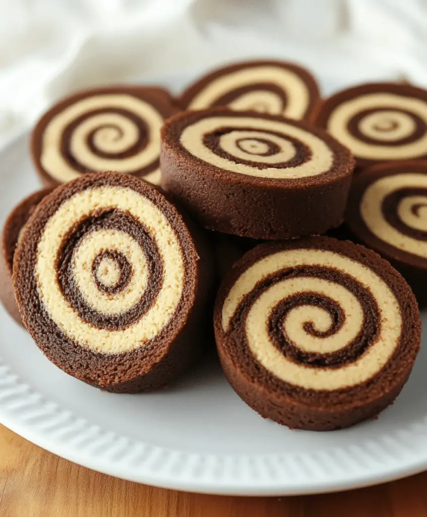 No Bake Chocolate Peanut Butter Pinwheels Recipe - recipesee.com
