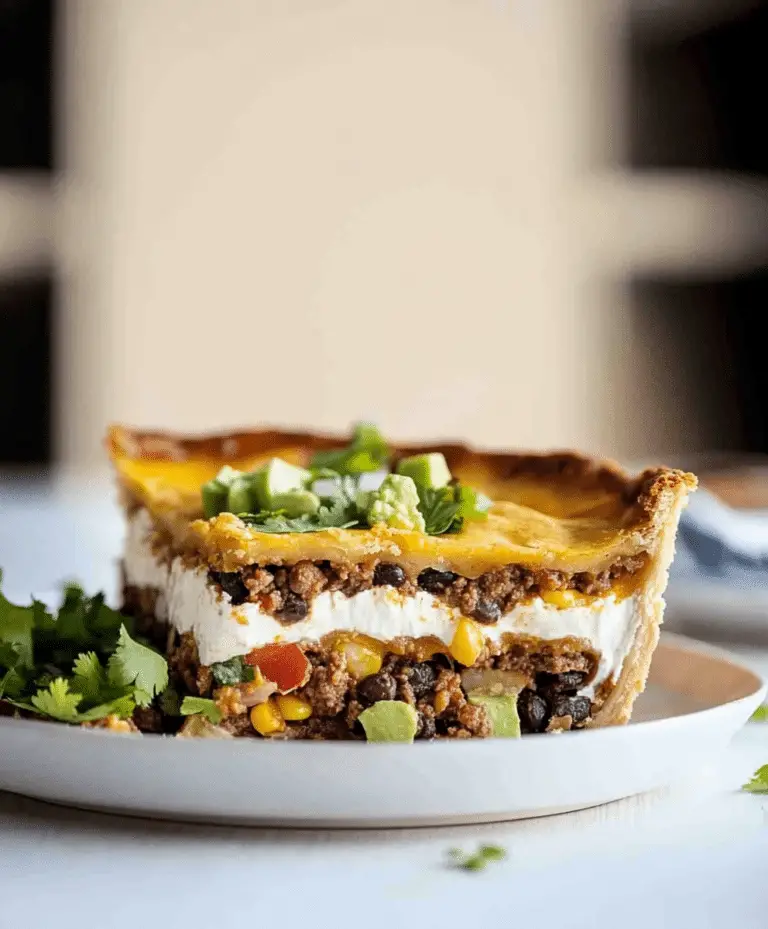 Impossible Taco Pie Recipe - recipesee.com