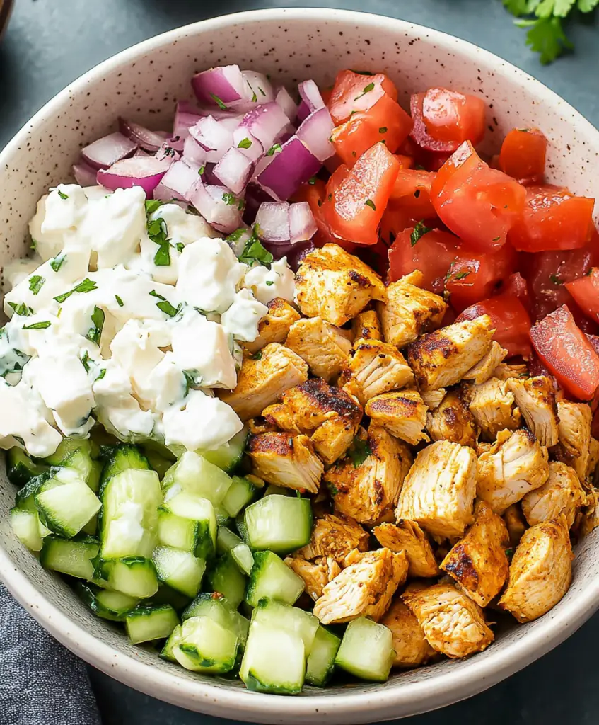 Chicken Gyro Bowls Recipe - recipesee.com