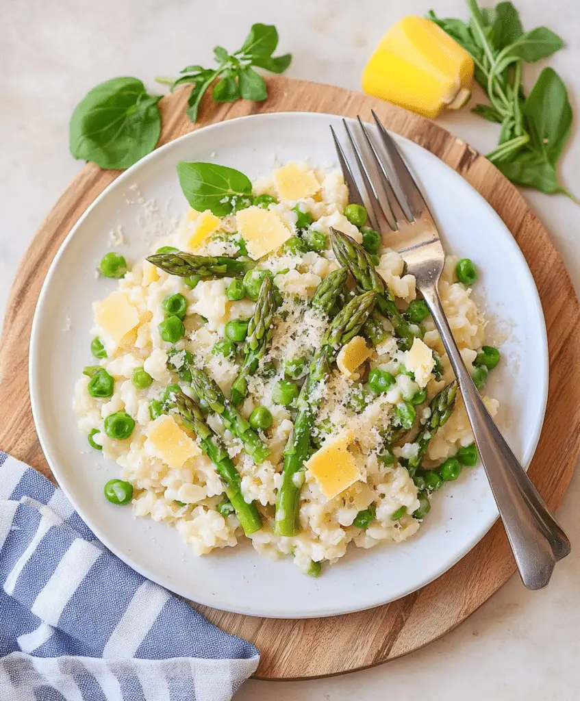 Asparagus Risotto Recipe - recipesee.com